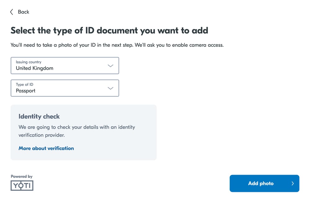 Using YOTI to check your right to work check digitally