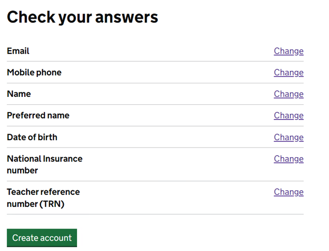 Accessing your Teacher Regulation Agency (TRA) account with DfE Identity