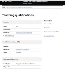 How to change your name through the TRA (Teacher Regulation Agency)