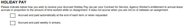 How do you calculate my Holiday Pay?